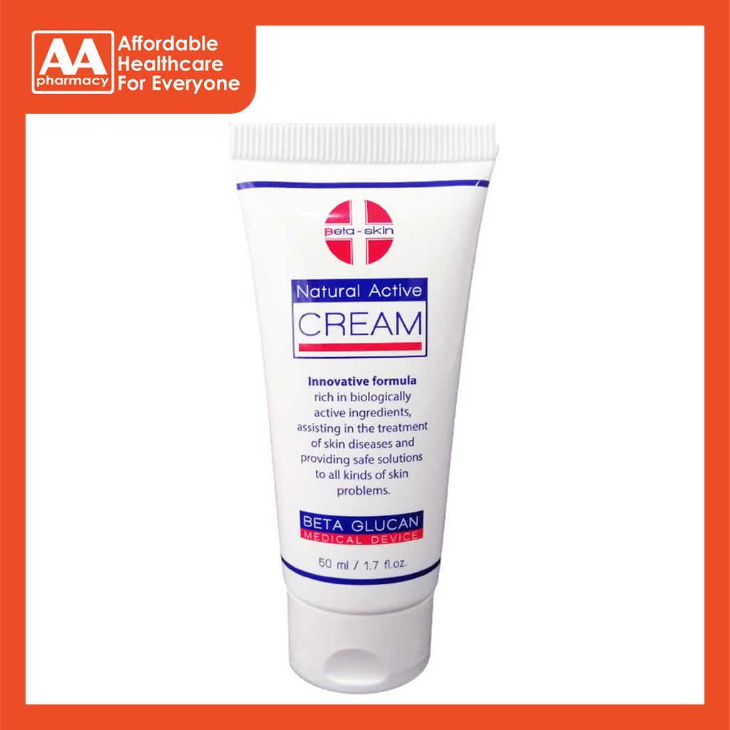 Beta-Skin Natural Active Cream 50mL – AA Pharmacy