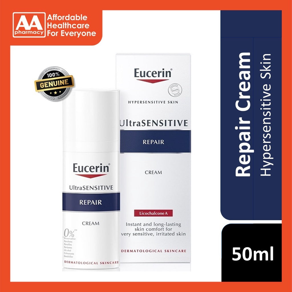 Eucerin Ultrasensitive Repair Cream (50mL) – AA Pharmacy