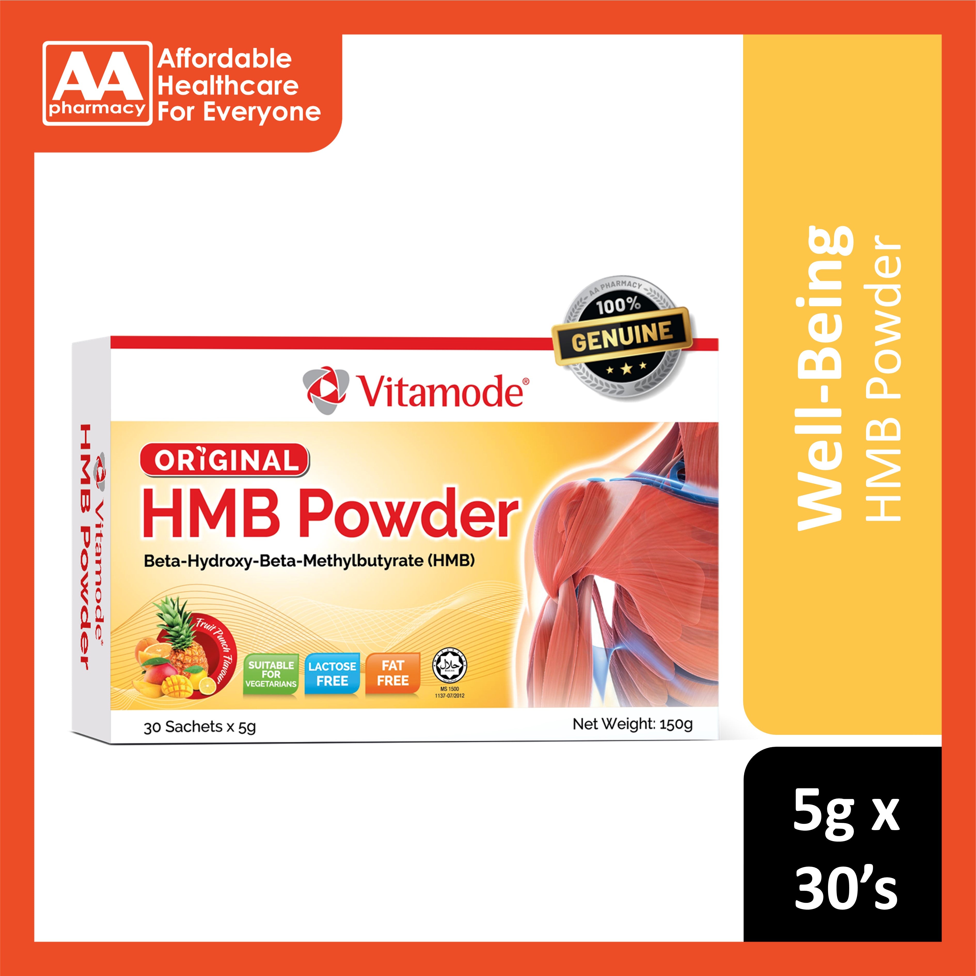 Vitamode HMB Powder Sachet 5gx30's – AA Pharmacy
