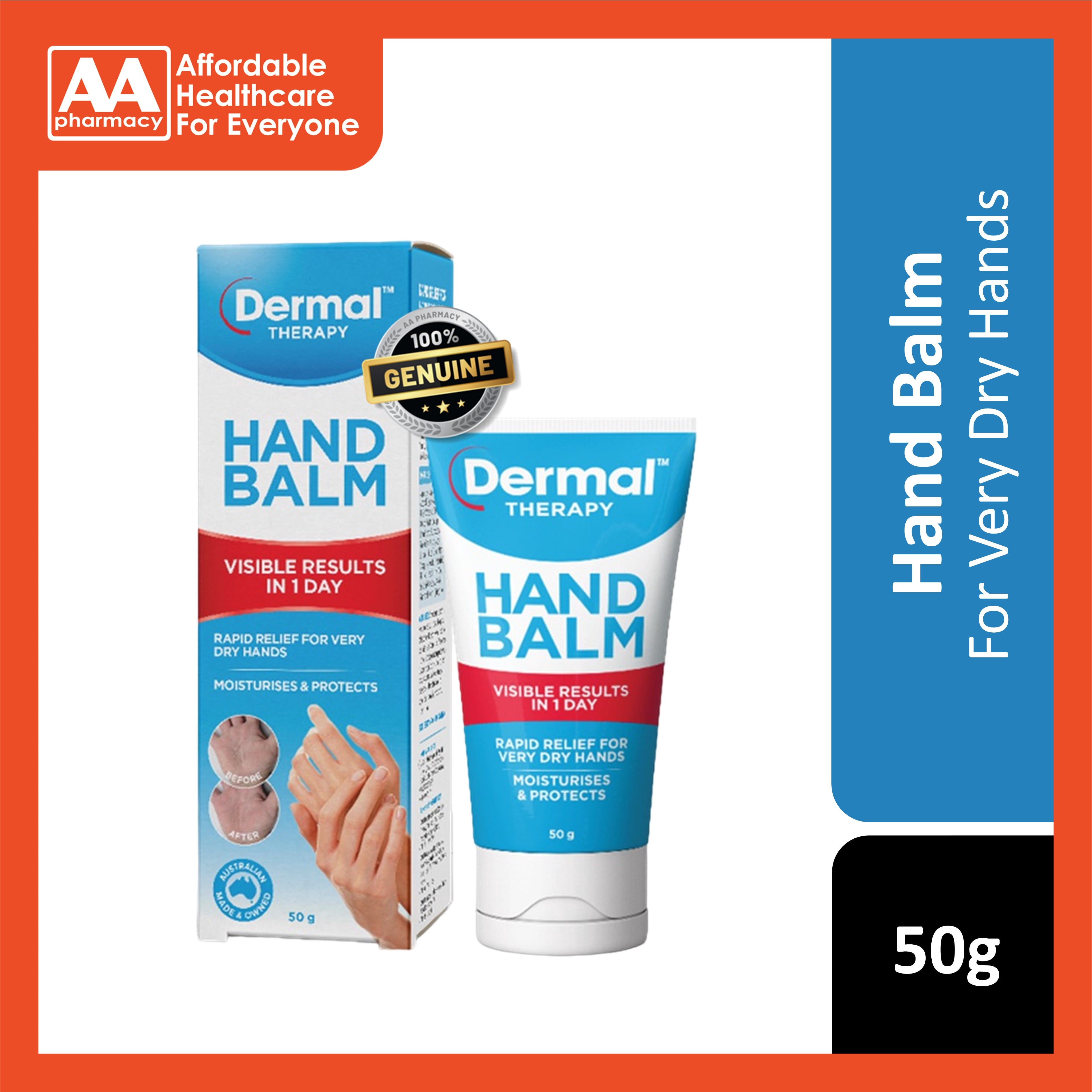 Dermal Therapy Hand Balm 50g – AA Pharmacy
