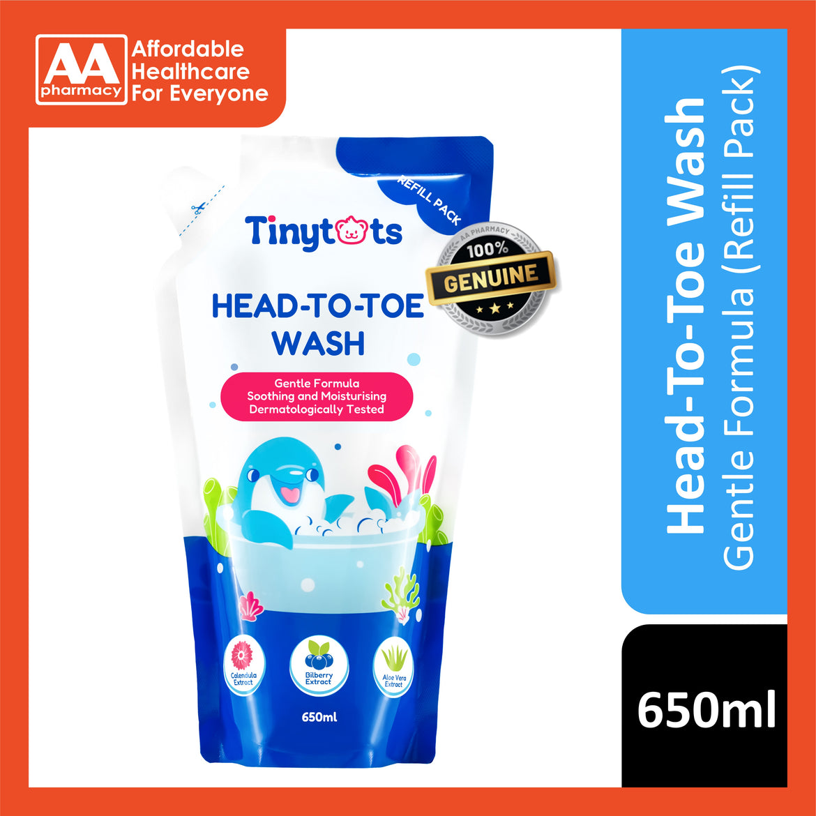 Tinytots Head-to-Toe Wash – AA Pharmacy