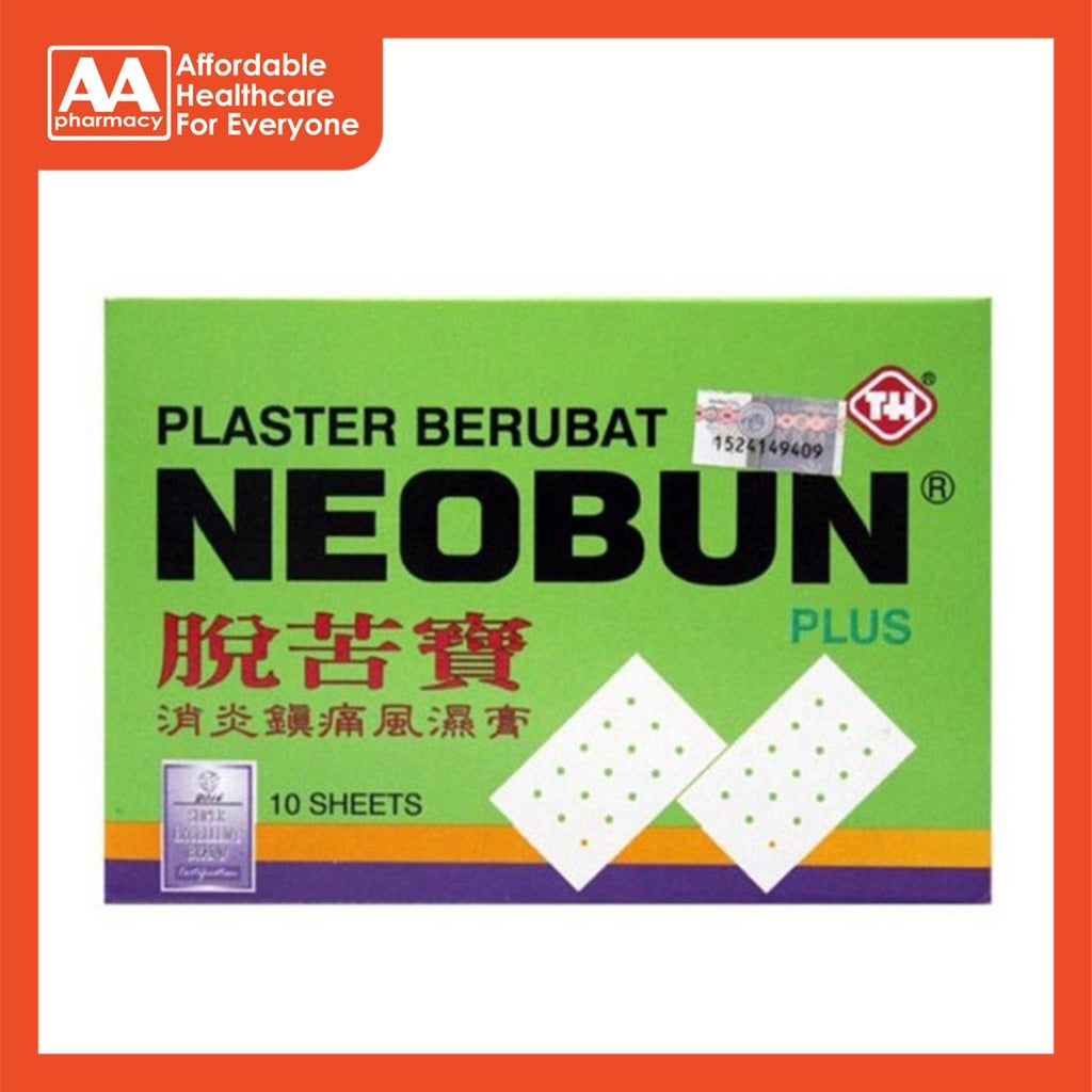 Neobun Plus Medicated Plaster 10's – AA Pharmacy