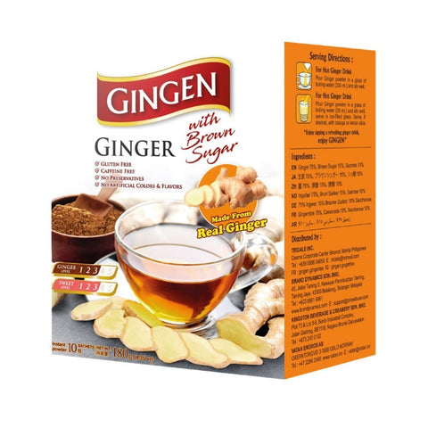 Gingen Instant Ginger With Brown Sugar Original 180g – AA Pharmacy