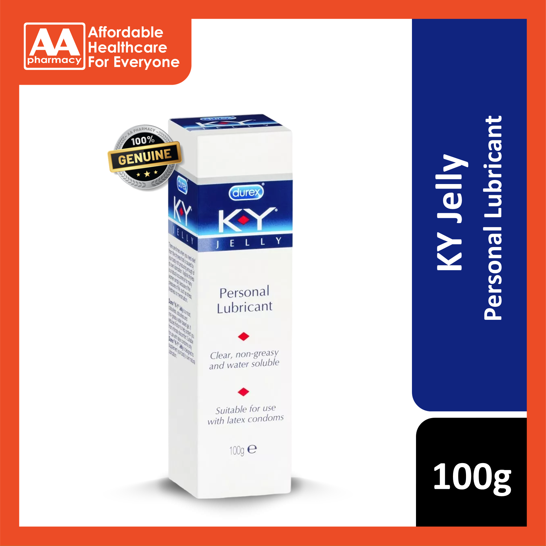 KY Jelly Lubricant 100gm – AA Pharmacy