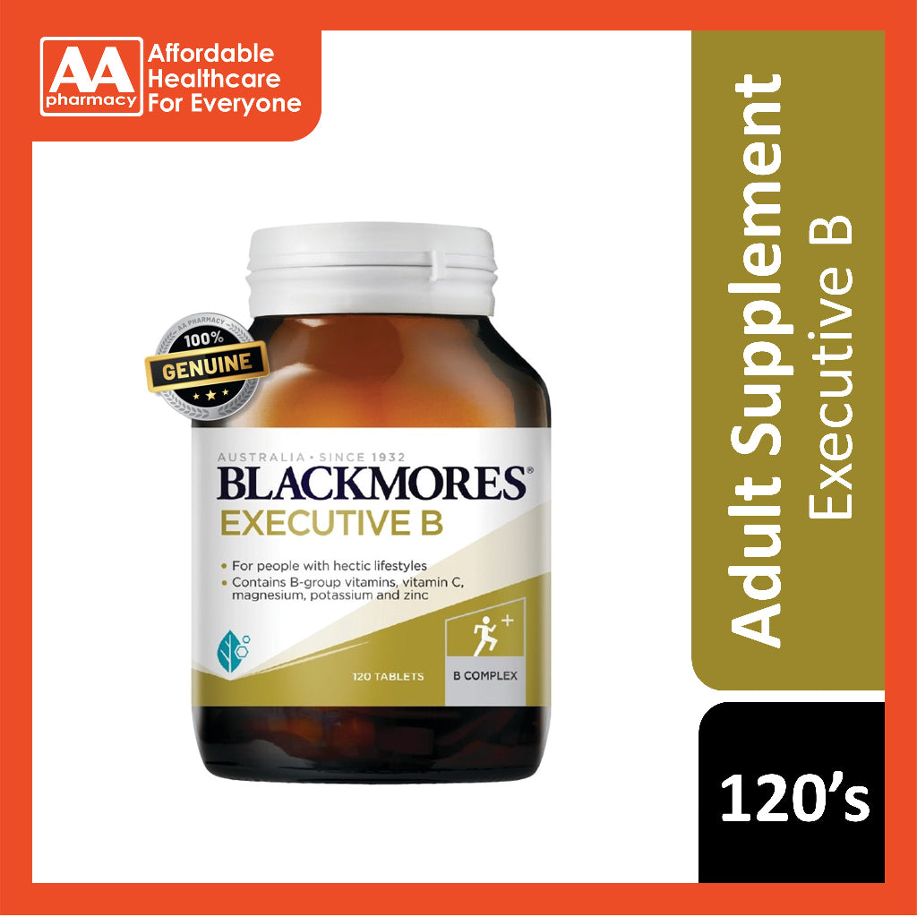 [120's] Blackmores Executive B Tablets (120's) [Halal] – AA Pharmacy