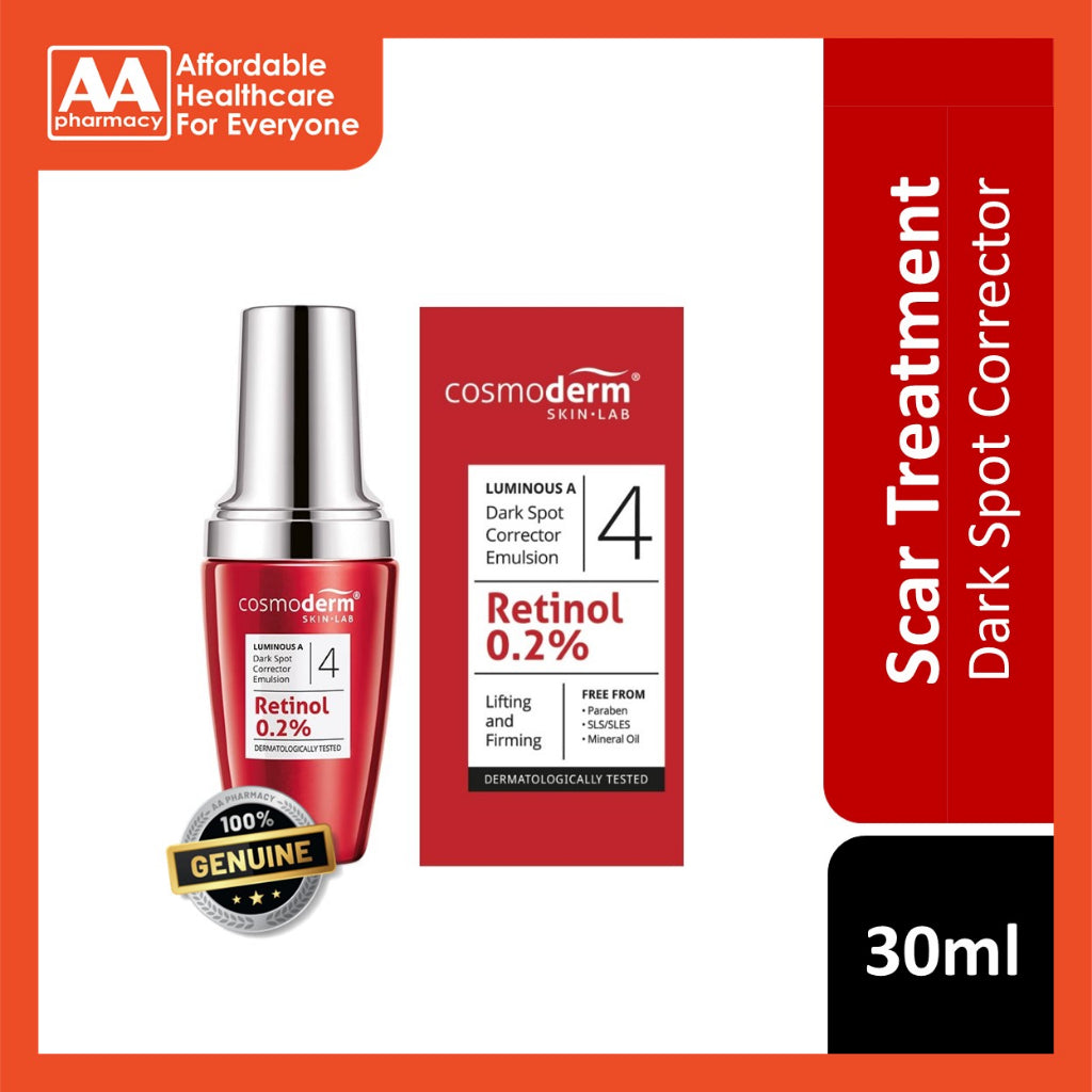 Cosmoderm Luminuos A Dark Corrector Emulsion 30mL – AA Pharmacy