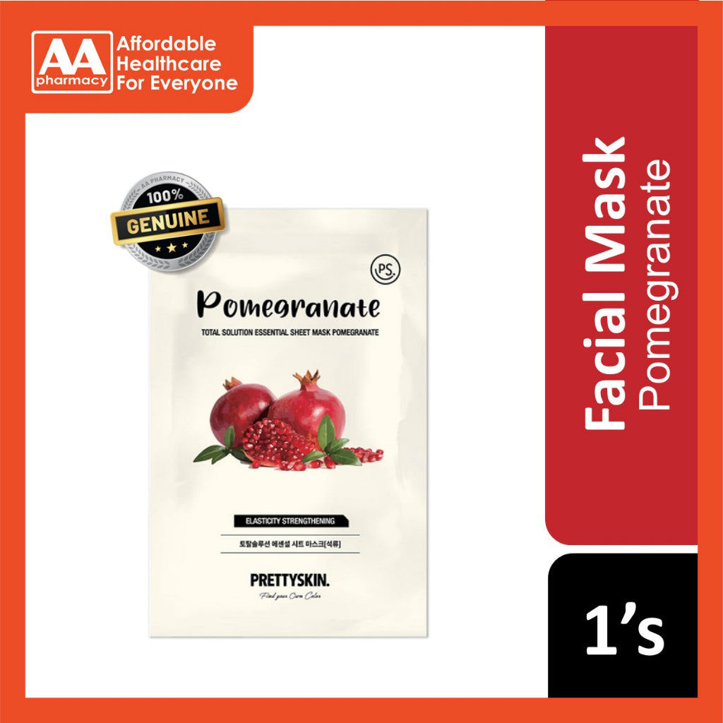 Pretty Skin Total Solution Essential Sheet Mask Pomegranate – AA Pharmacy