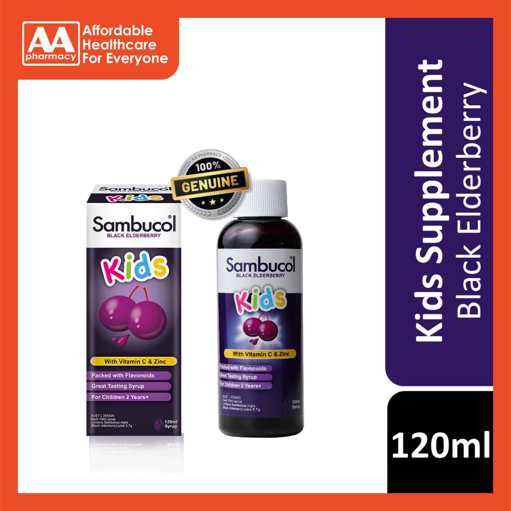 Sambucol Kids Black Elderberry 120ml – AA Pharmacy