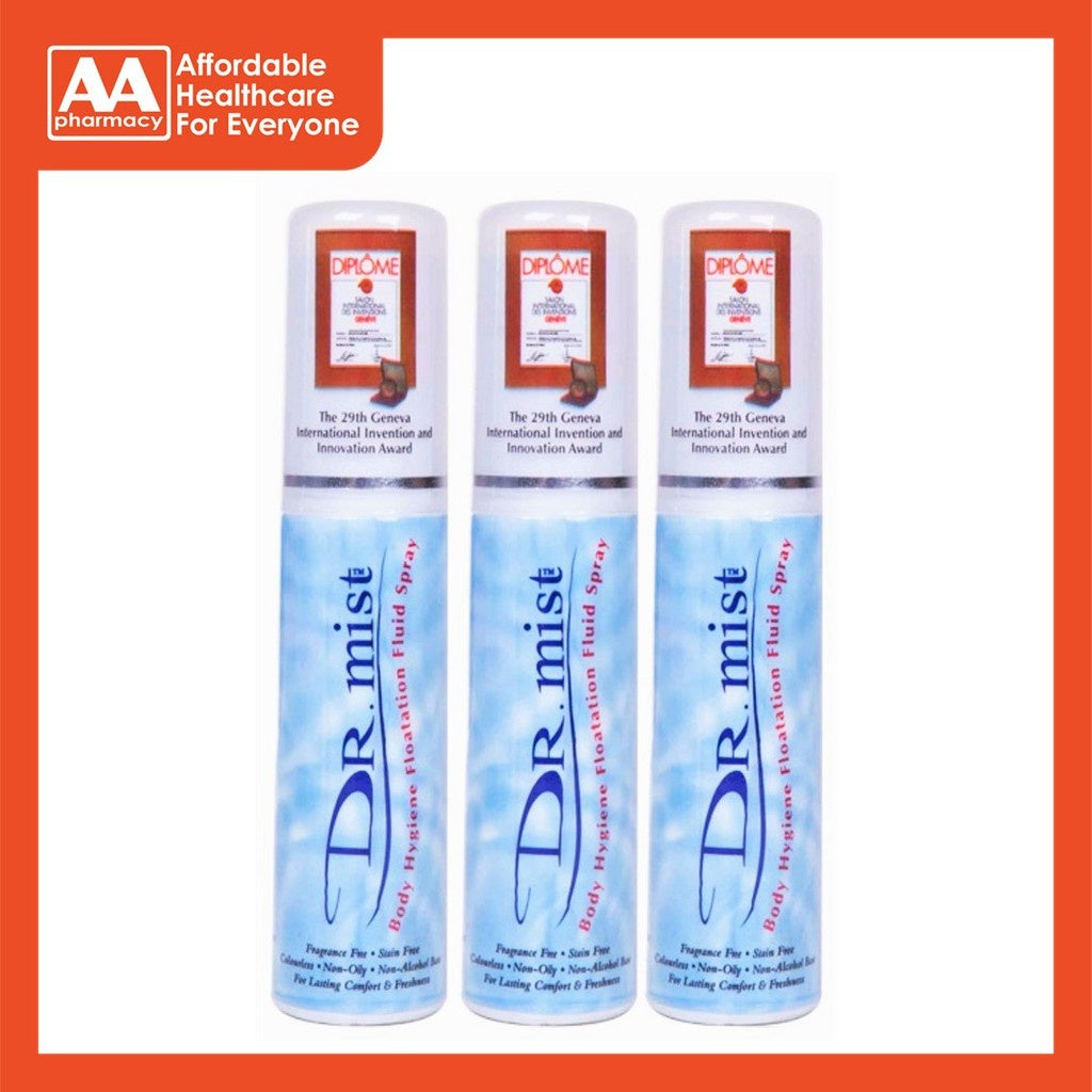 Dr. Mist Body Hygiene Spray 3x75mL – AA Pharmacy