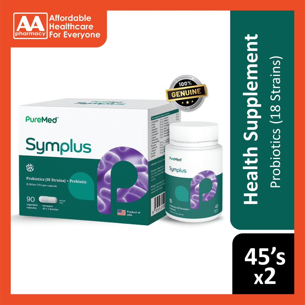 Puremed Symplus 2x45's – AA Pharmacy