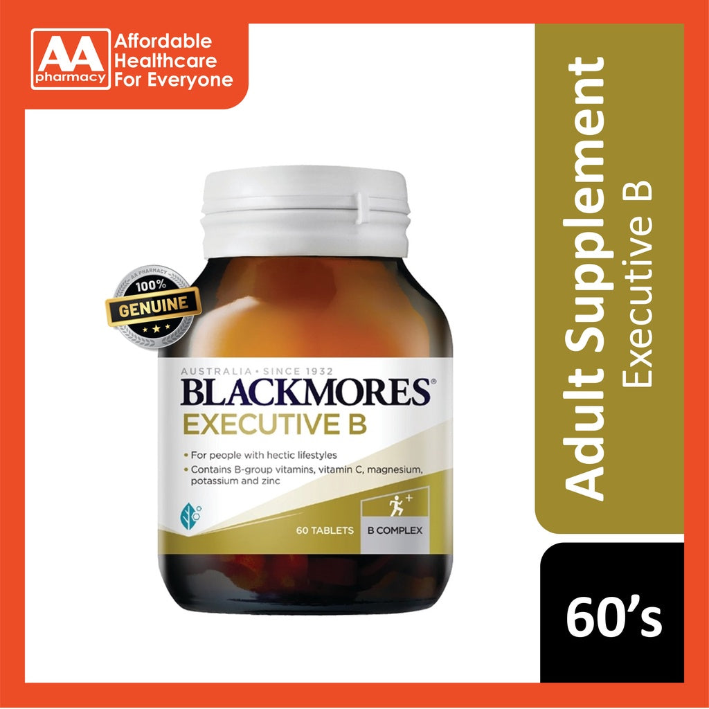 Blackmores Executive B Tablets 60's – AA Pharmacy