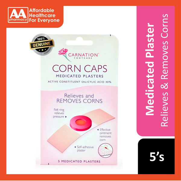 Carnation Footcare Corn Caps 5's – AA Pharmacy