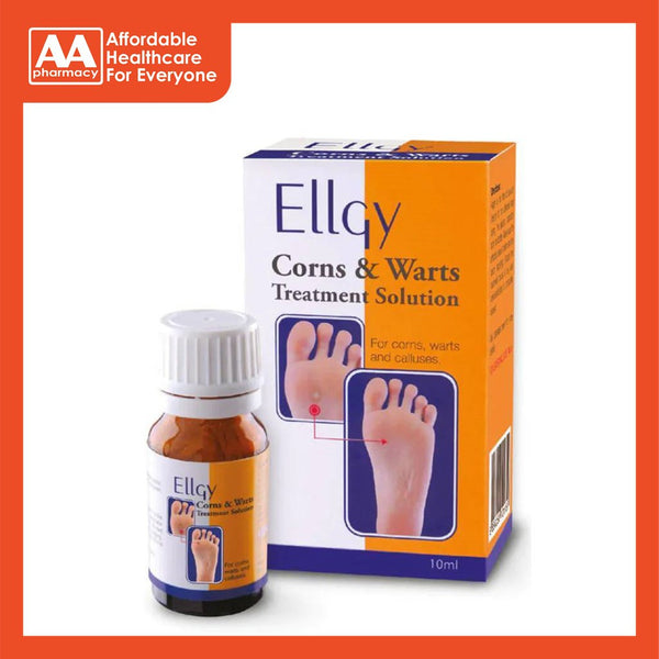 Ellgy Corns And Warts Treatment Solution 10mL – AA Pharmacy