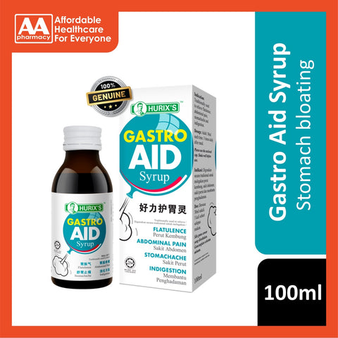 Hurix's Gastro Aid Syrup 100mL – AA Pharmacy