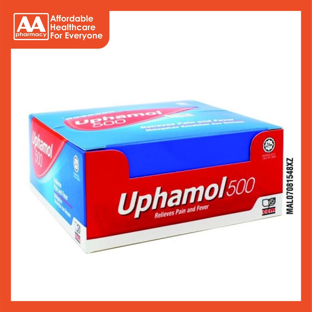 Uphamol 500mg Tablet (18 X10's) – AA Pharmacy