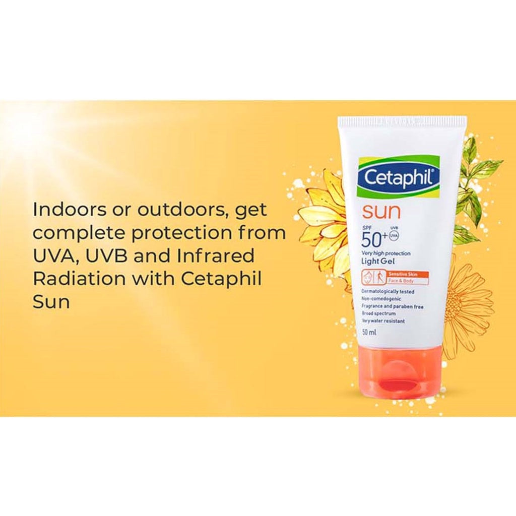 Cetaphil Sun SPF 50+ Light Gel 50mL – AA Pharmacy