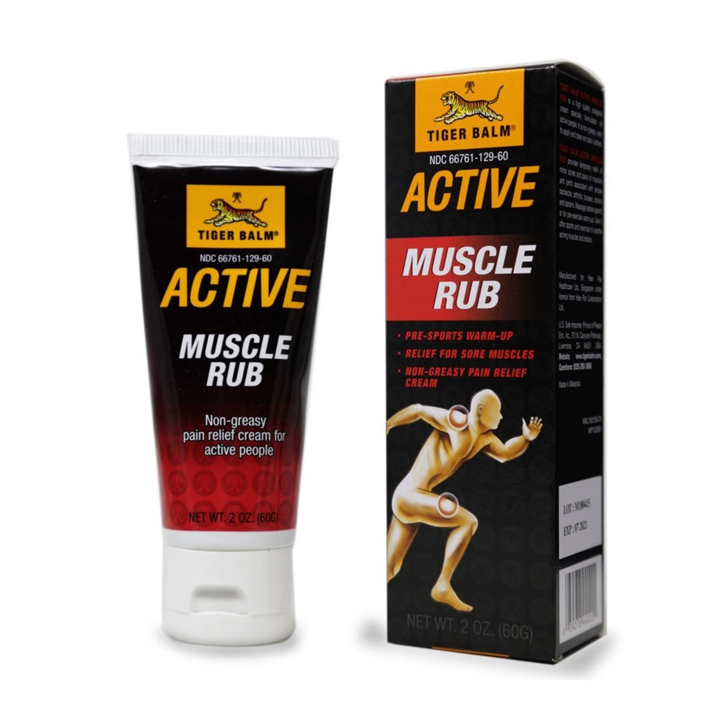 Tiger Balm Active Muscle Rub 60g – AA Pharmacy