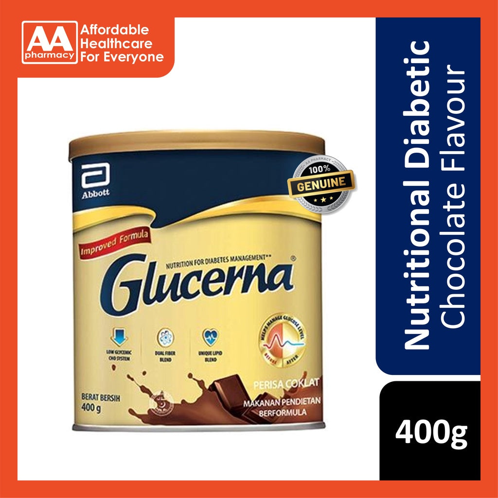 Glucerna Chocolate Flavour 400g – AA Pharmacy