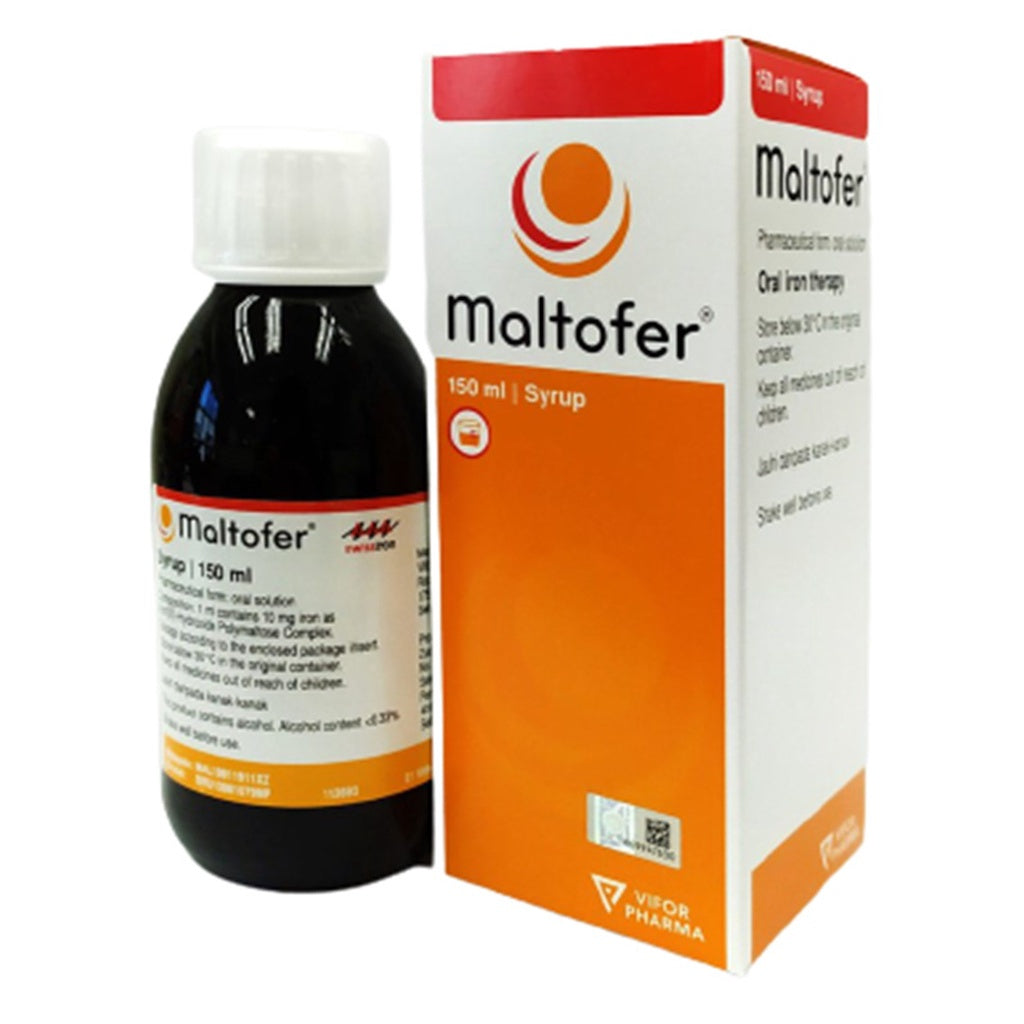Maltofer Iron Syrup 150mL (For Iron Deficiency) – AA Pharmacy