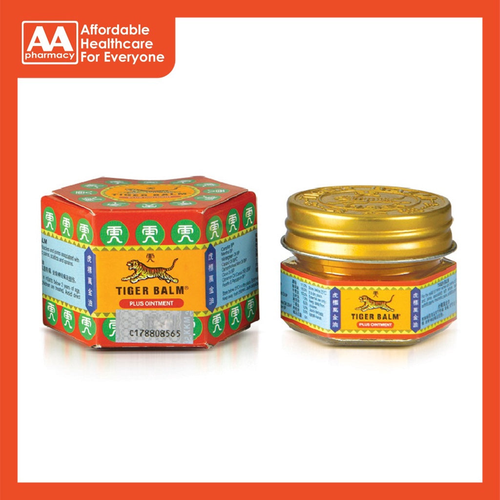 Tiger Balm Plus Ointment 10g – AA Pharmacy