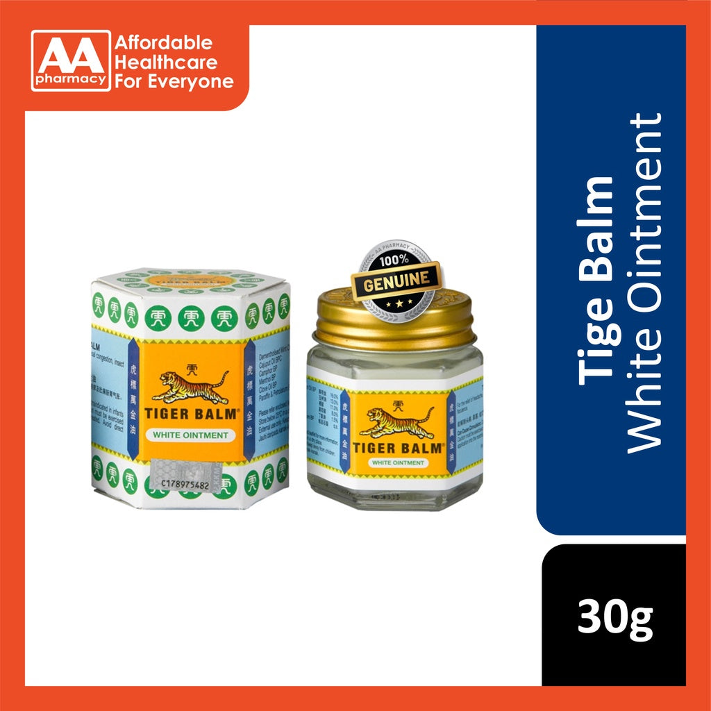 Tiger Balm White Ointment - 30g – AA Pharmacy