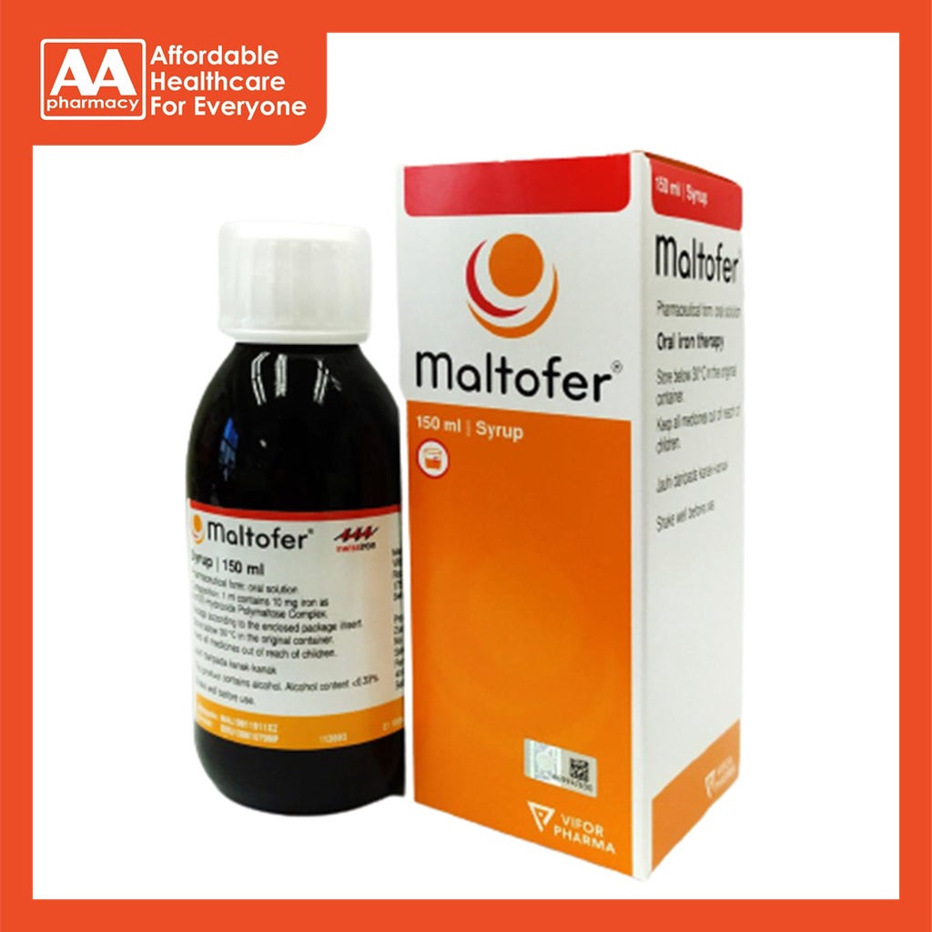 Maltofer Iron Syrup 150mL (For Iron Deficiency) – AA Pharmacy