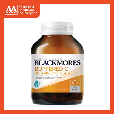 Blackmores Buffered C Sustained Release 500mg Tablets (120's) – AA Pharmacy