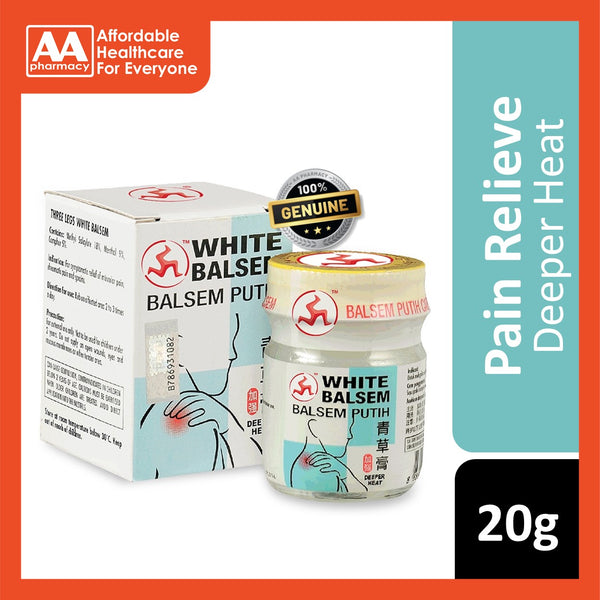 3 Legs White Balsem 20g – AA Pharmacy